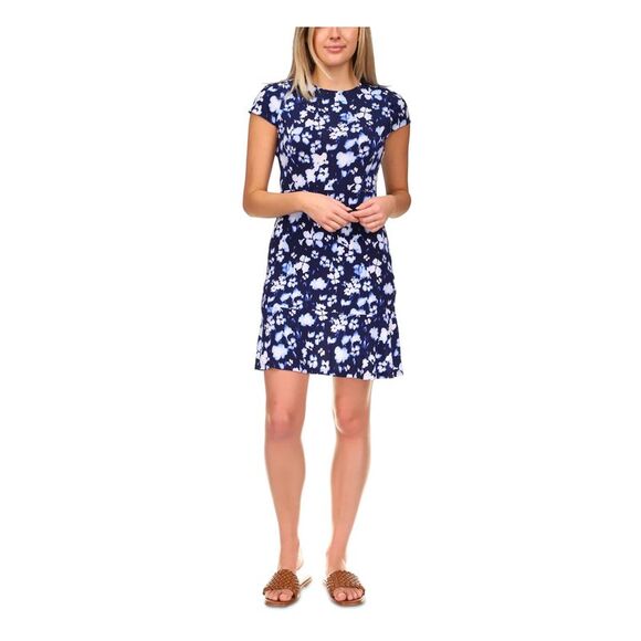 MICHAEL Michael Kors | Dresses | Michael Michael Kors Womens Blue Short ...